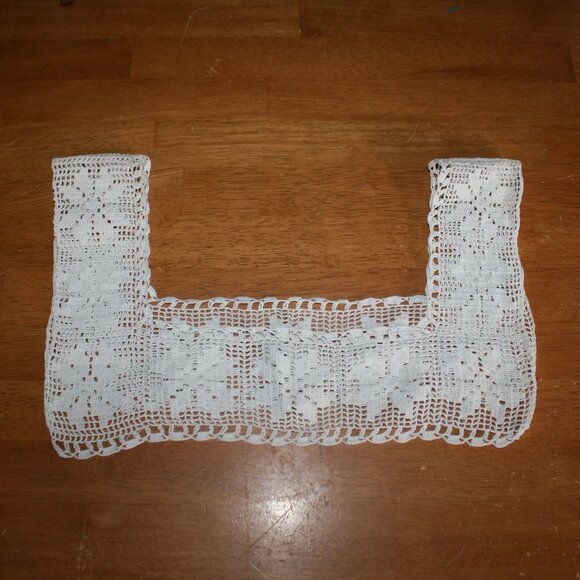 Artisan | Office | Artisan 31 Crochet Yoke Floral Neckline Filet Flower ...